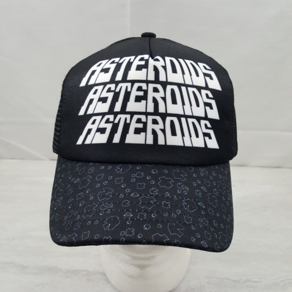 difuzed | Accessories | Men Atari Asteroids Trucker Curved Bill Cap ...